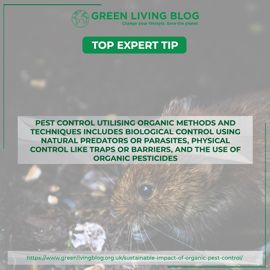 Impact of Organic Pest Control on Sustainable Living