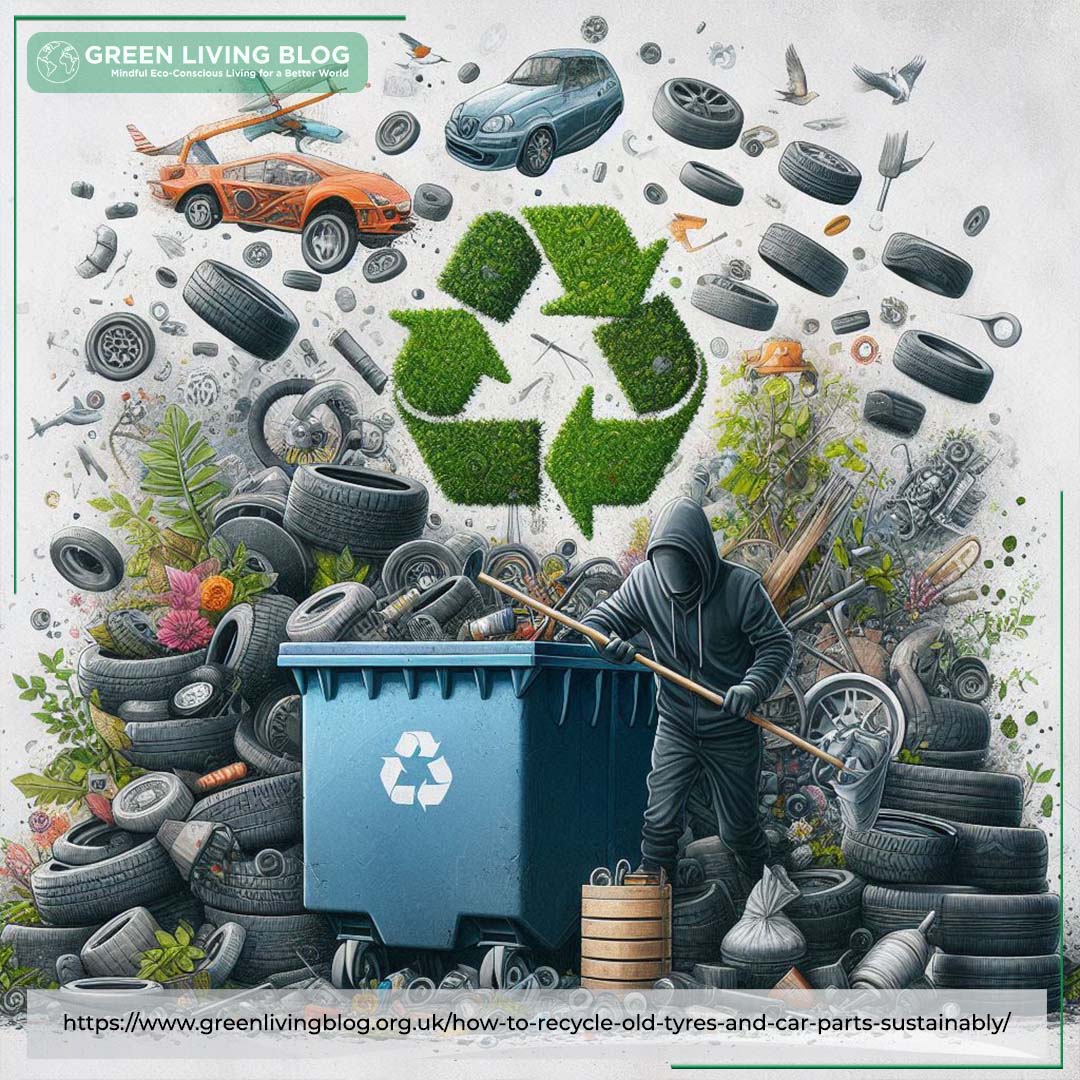 How to Recycle Old Tyres and Car Parts Sustainably?