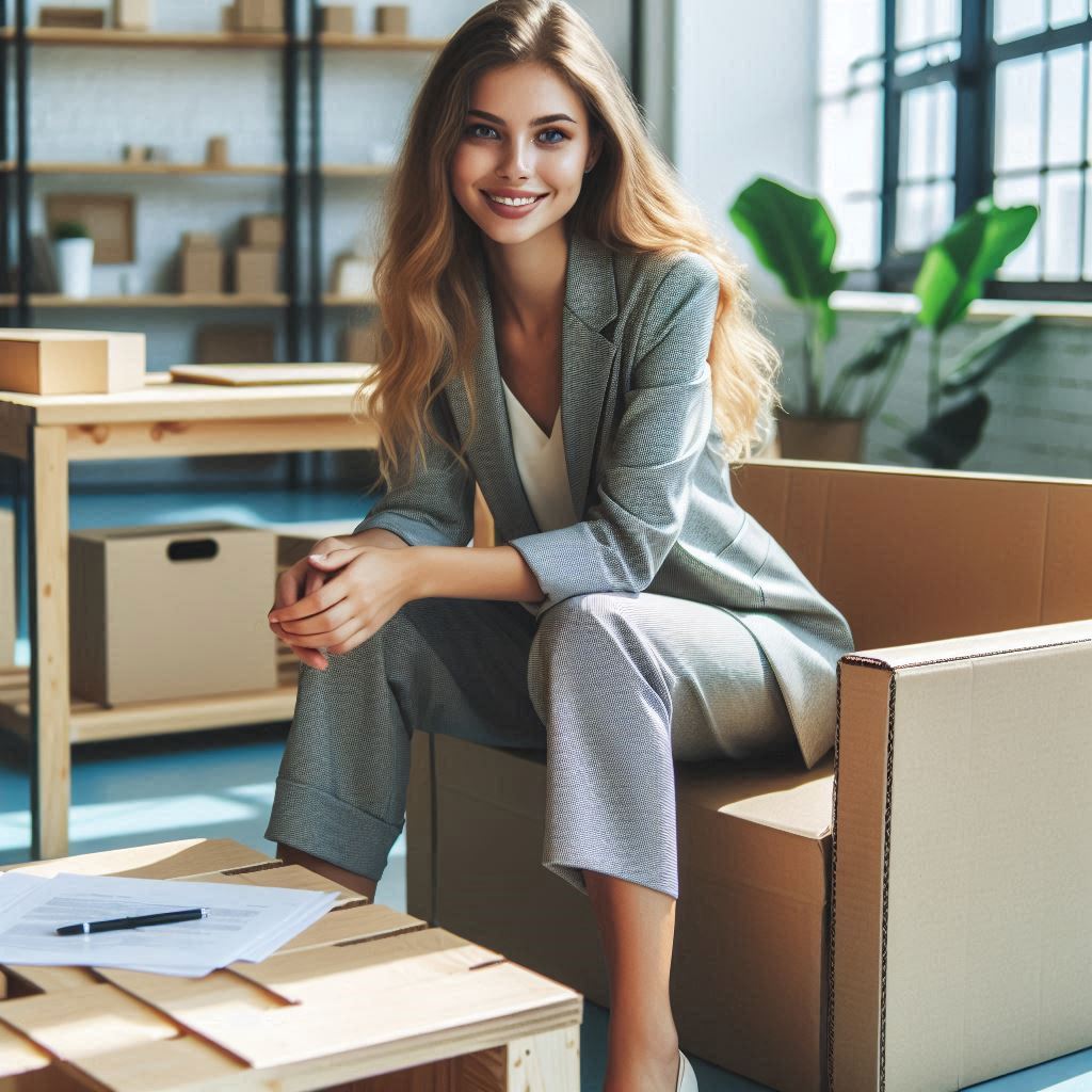 How to furnish Office with sustainable Cardboard Furniture