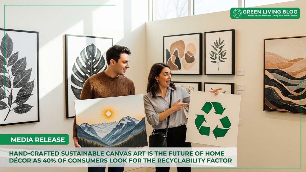Recyclable Eco Canvas Wall Art is Future of Eco-Friendly Home Décor